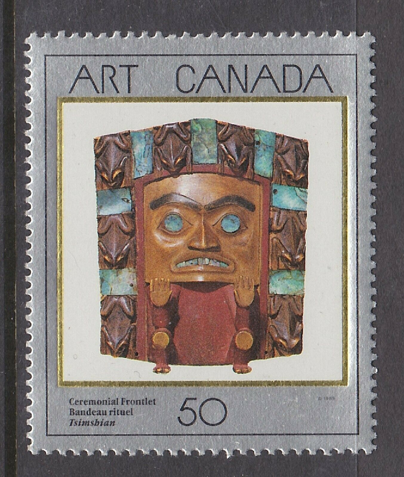 Canada NO 1241, Masterpieces of Canadian Art: Native American Indian ...