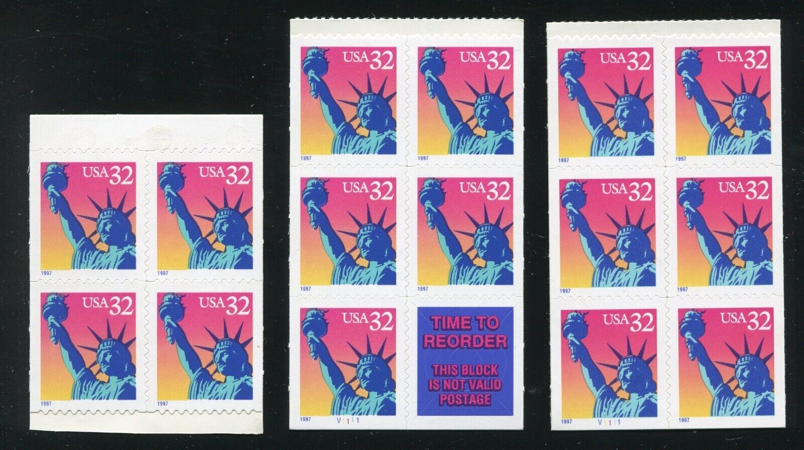 3122b, c, d Statue of Liberty Booklet of 30 32¢ Stamps MNH | United ...