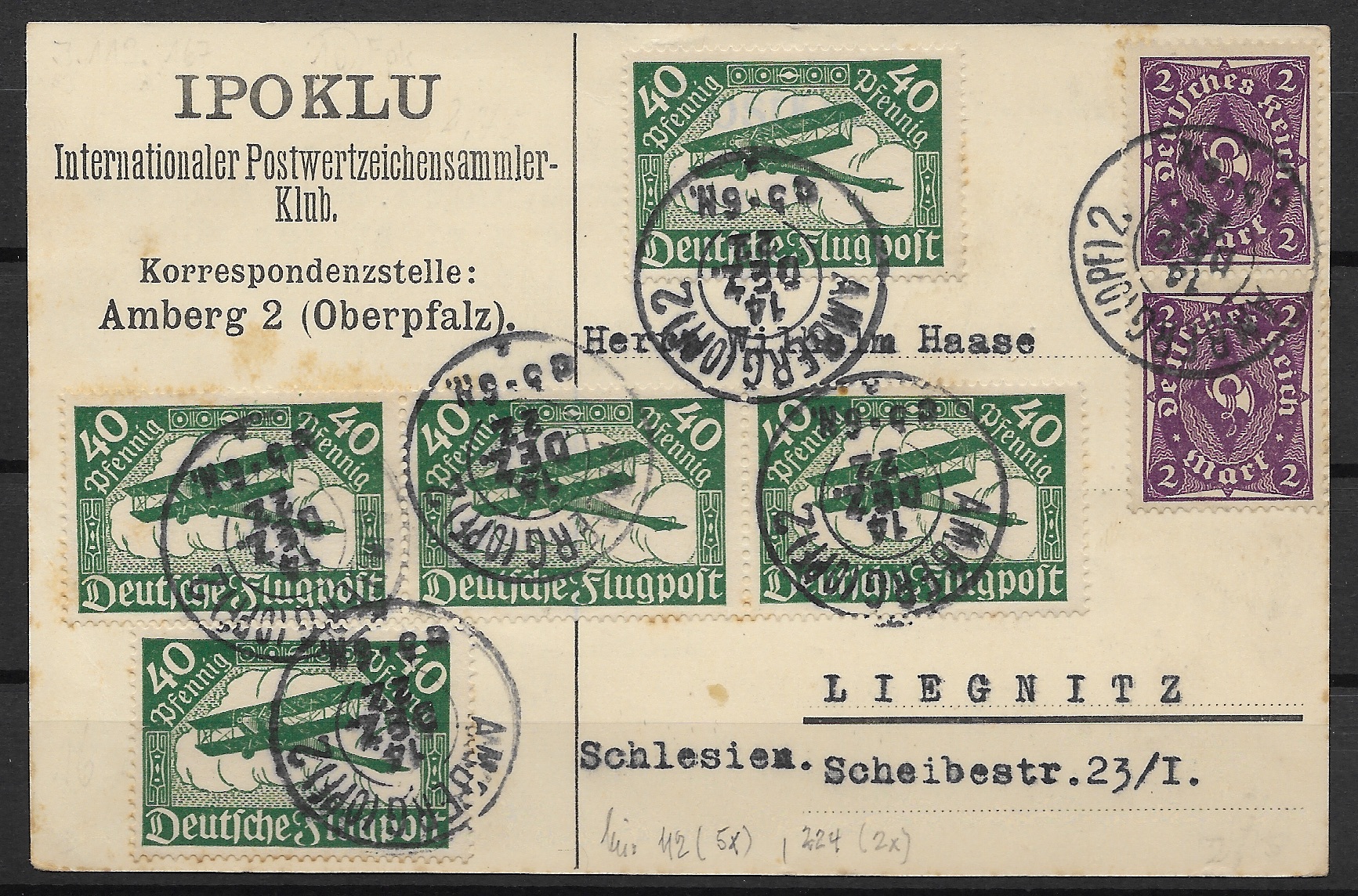 German Empire: 1922 Nicely Franked Postcard | Europe - Germany ...