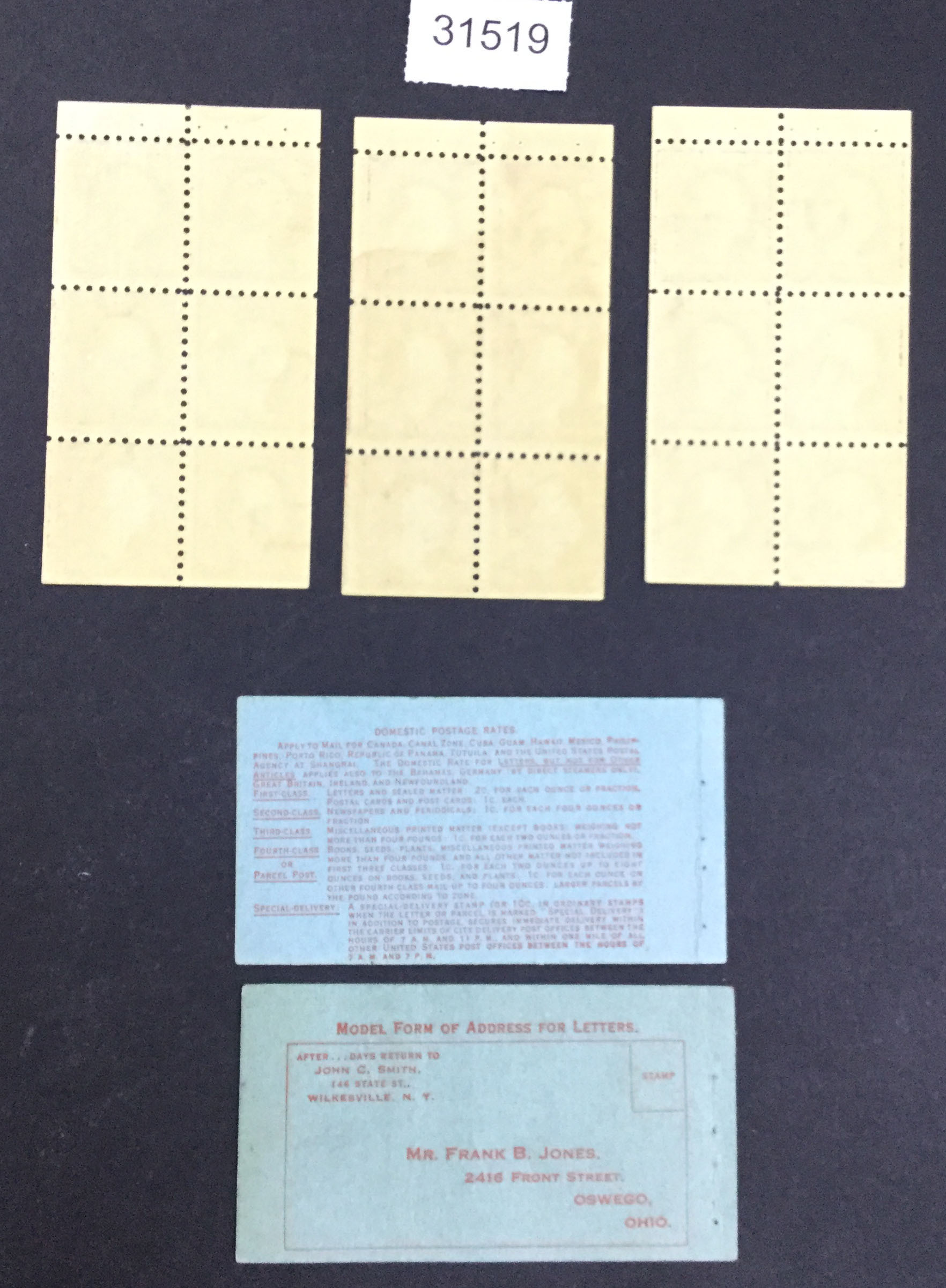 US Stamps #Bk46 Mint OG NH Exploded Booklet $1,250 LOT #31519 | United ...