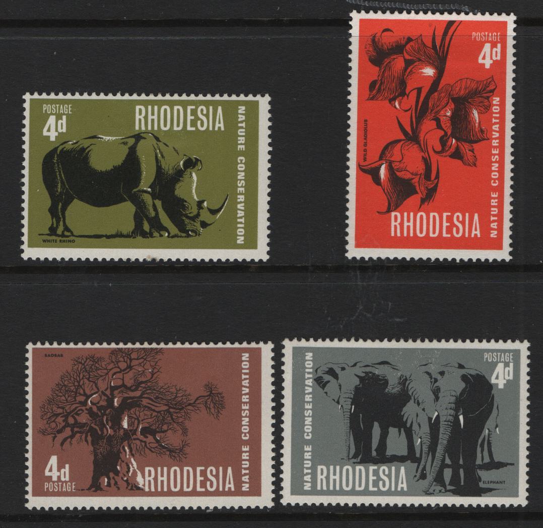 Rhodesia 254-257 Mint Hinged SET | Africa - Rhodesia, General Issue ...