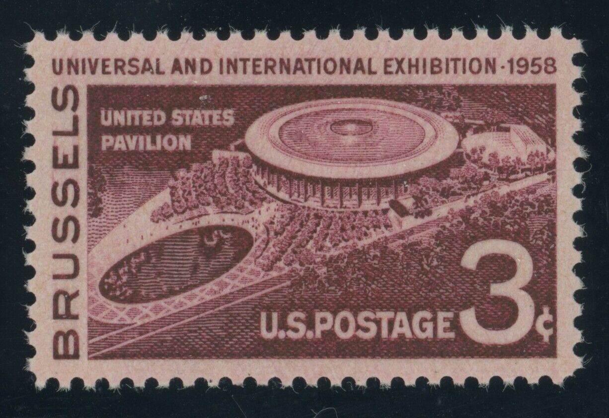 US Stamp #1104 Brussels Expo 1958 3c - PSE Cert - GEM 100 - MNH - SMQ ...