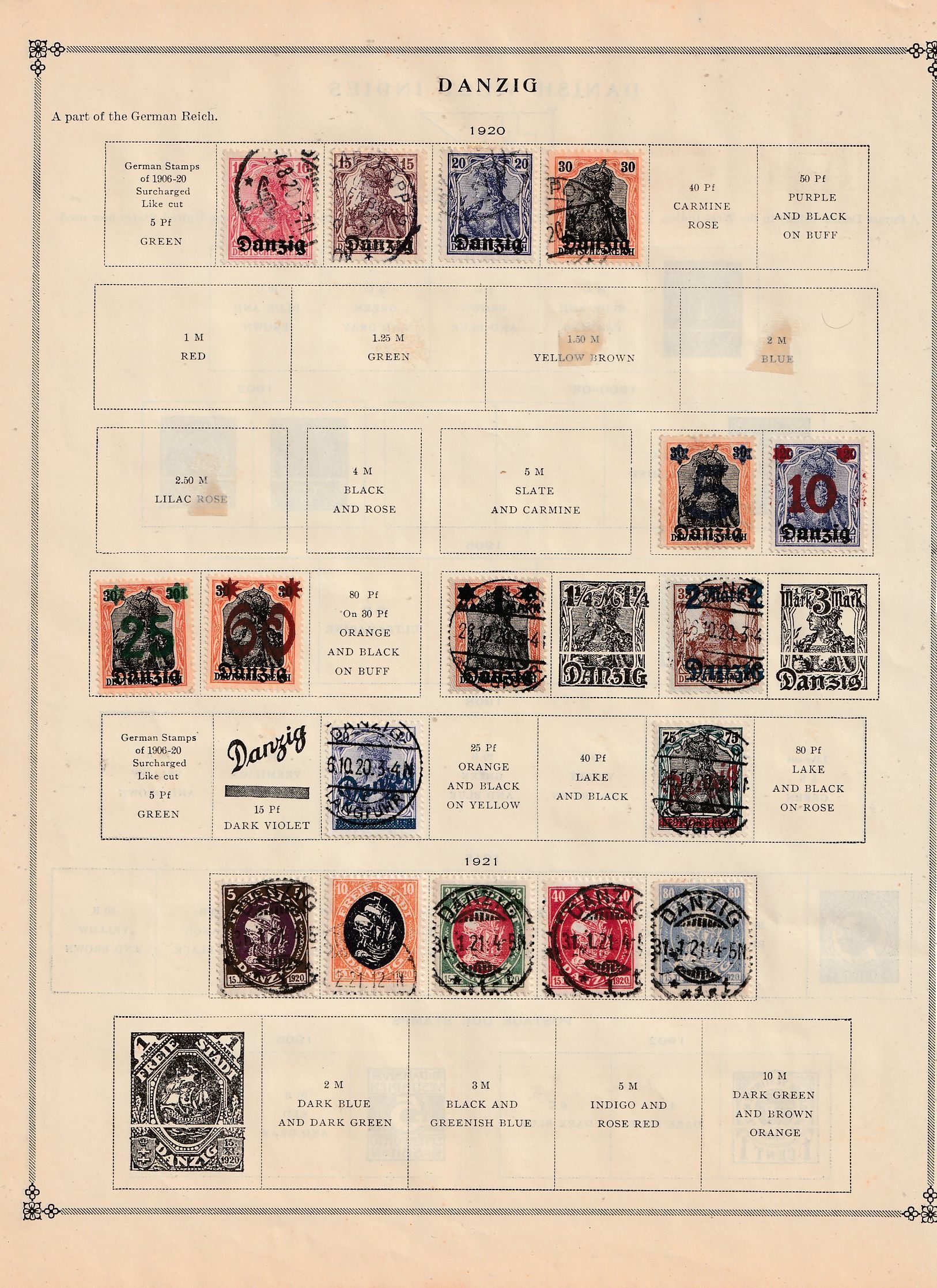 Danzig Collection - 7 Scans, All the stamps are in the scans. | Europe ...