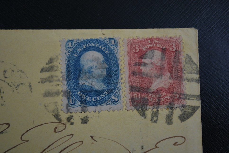 US Scott 63 and 65 Cover Geometric CCL New York | United States ...