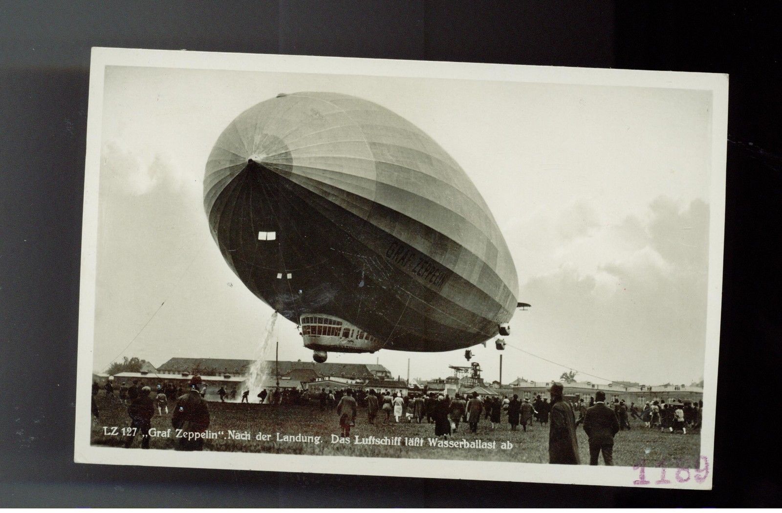 1931 Germany Graf Zeppelin real picture postcard Cover Polar Flight LZ ...