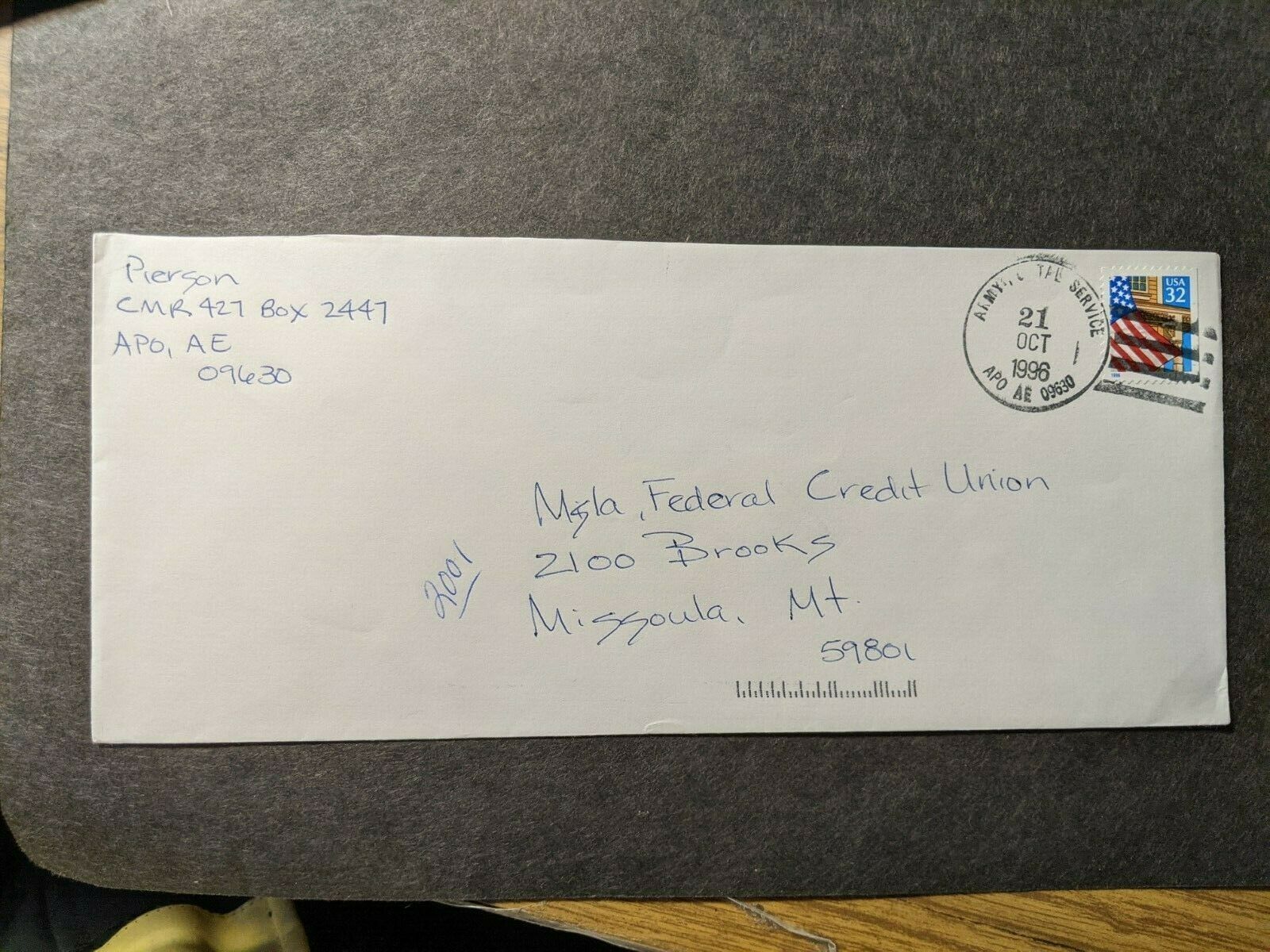 APO 09630 VICENZA, ITALY 1996 Army Cover CMR 427 | United States, Stamp ...