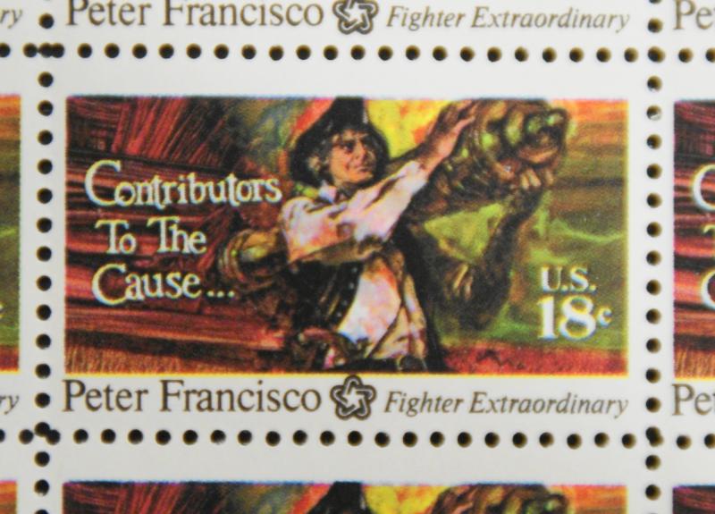 1975 sheet, Contibutors To The Cause - Peter Francisco Sc#1562 | United ...