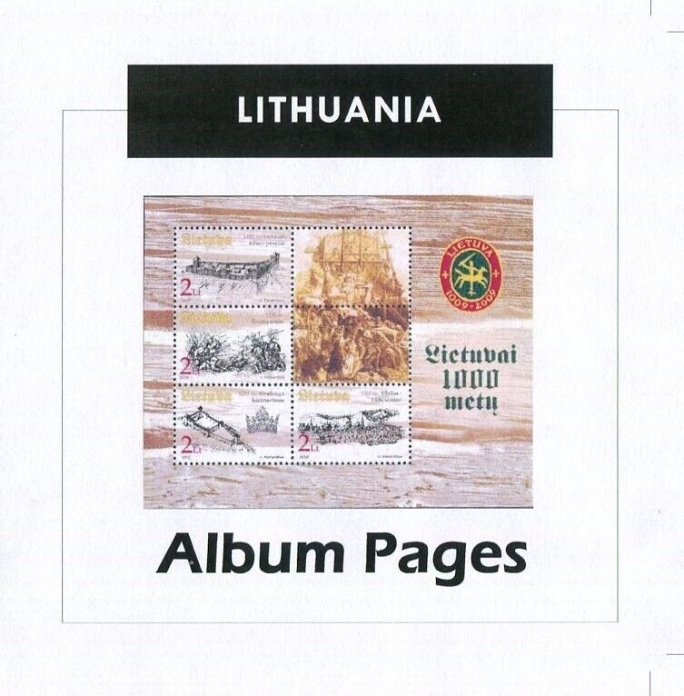 Lithuania - CD-Rom Stamp Album 1918 - 2021 Color Illustrated Album ...