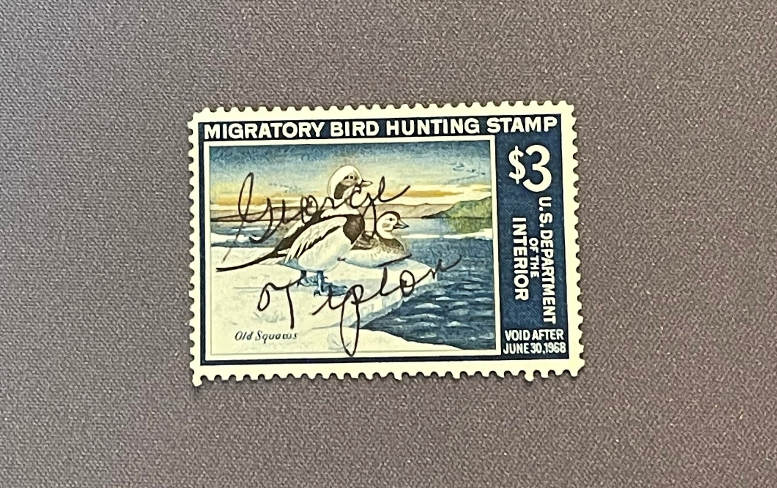 RW34, $3.00 Old Squaw Ducks, Used, CV $22.00 | United States, Duck ...