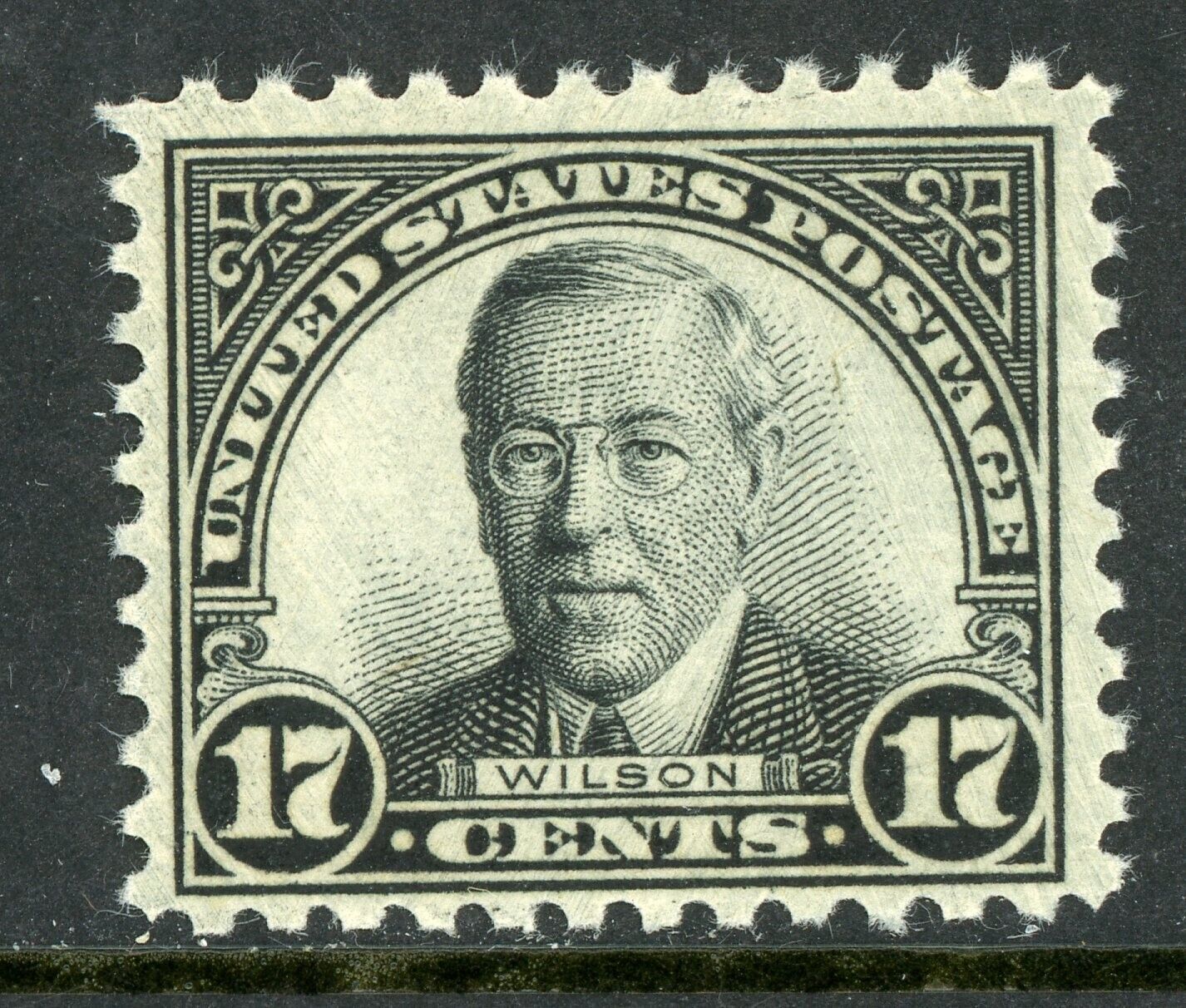 USA Definitive 1931 17¢ Woodrow Wilson Perf 10½x11 Rotary Scott # 697 ...