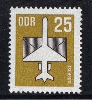 German Democratic Republic DDR #C11 MNH 1987 plane 25pf | Europe ...