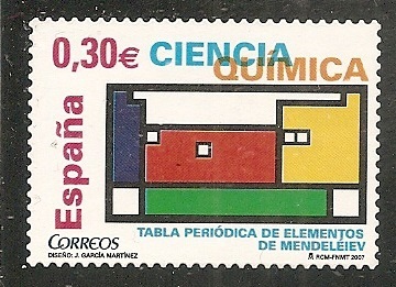 Spain Scott 3476 Periodic Table Used | Europe - Spain & Colonies ...