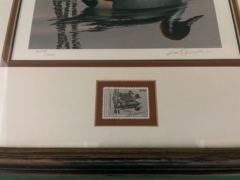 1983 RW50 Federal Duck Stamp Print - Pintails - by Phil Scholer ...