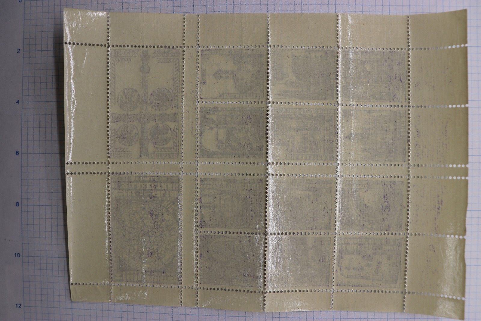 National Monument art treasure cross Vilabertran Spain Poster Stamp ...