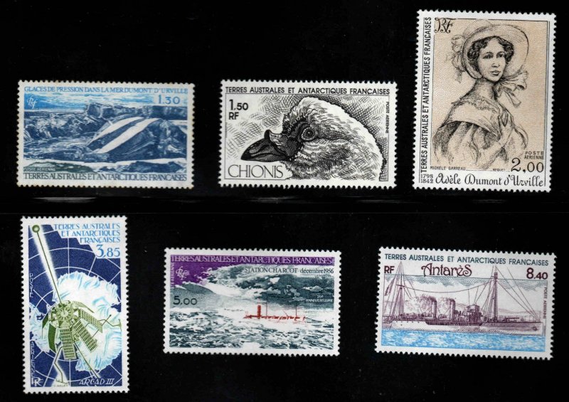 FSAT TAAF Scott C64-69 MNH** 1981 airmail stamp set CV$8.40 | Europe ...