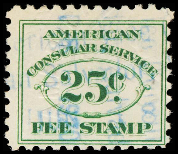 U.S. REV. CON. SER. FEE RK8 Used (ID # 111771) | United States ...
