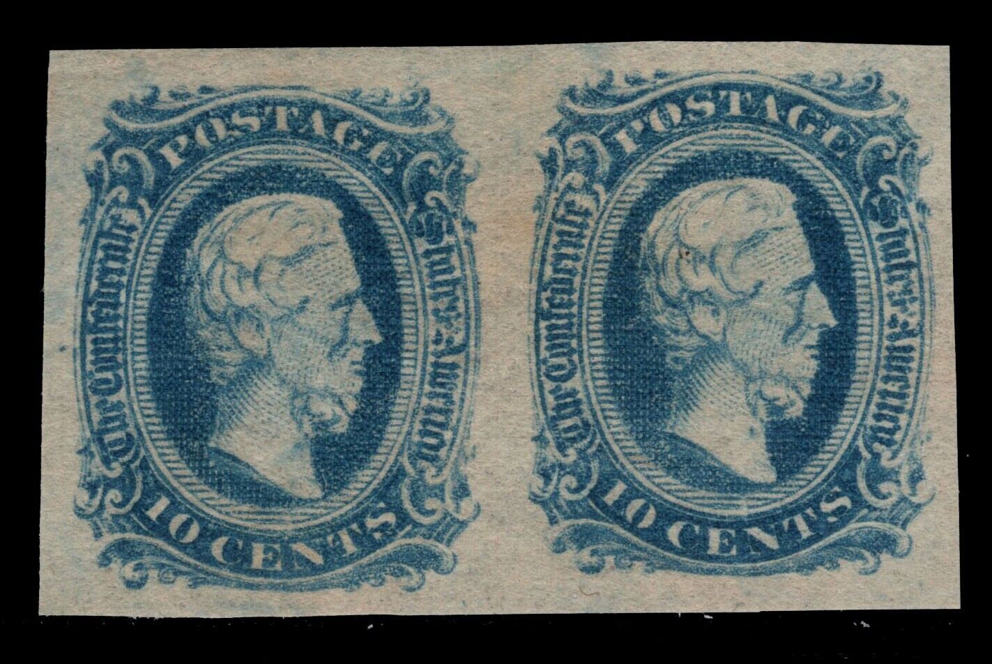 US Stamps CSA #11 Imperf Mint OG NH XF LOT #85846** | United States ...