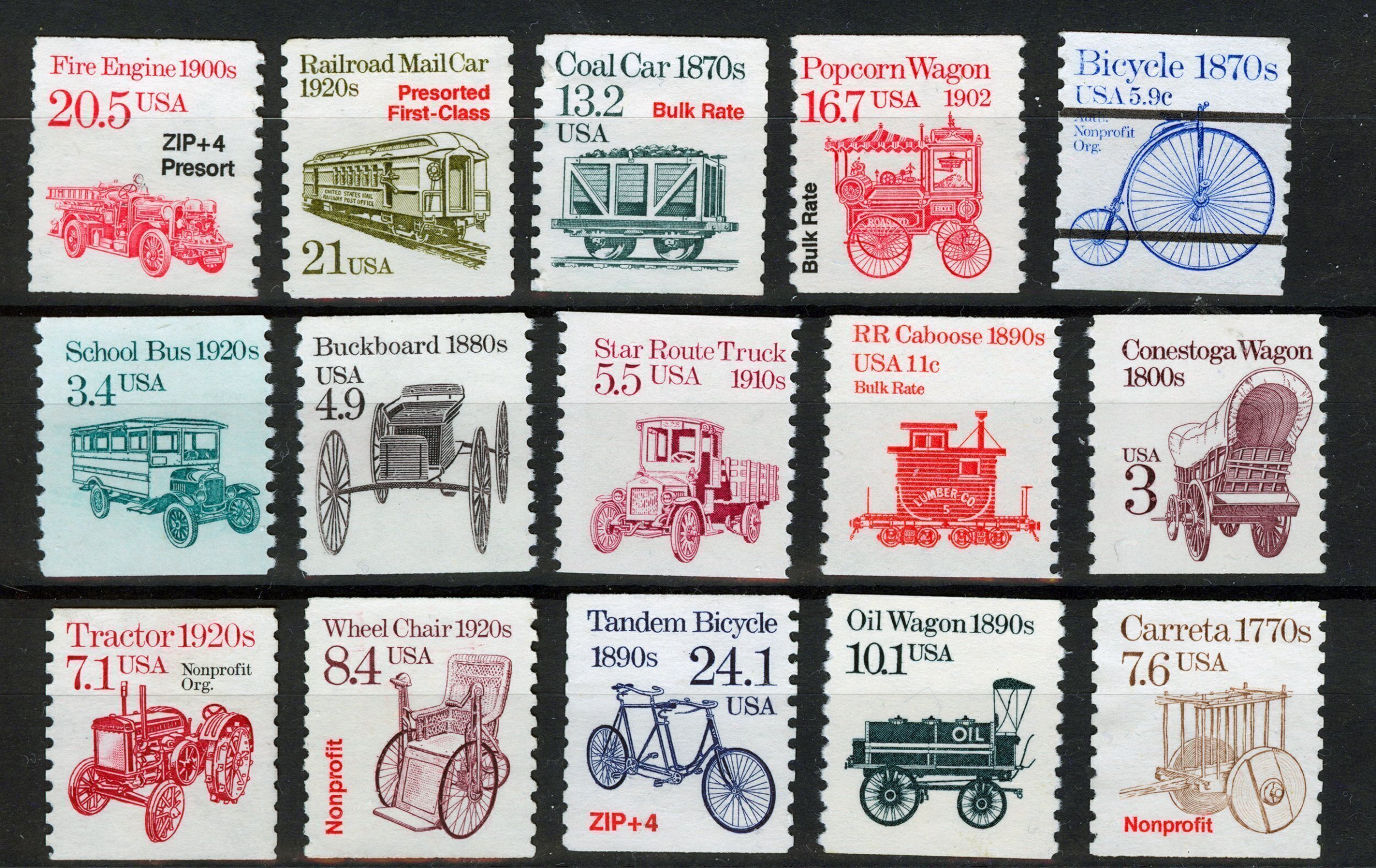 USA STAMPS, 1981, Transportation Series, # 1987.... | United States ...