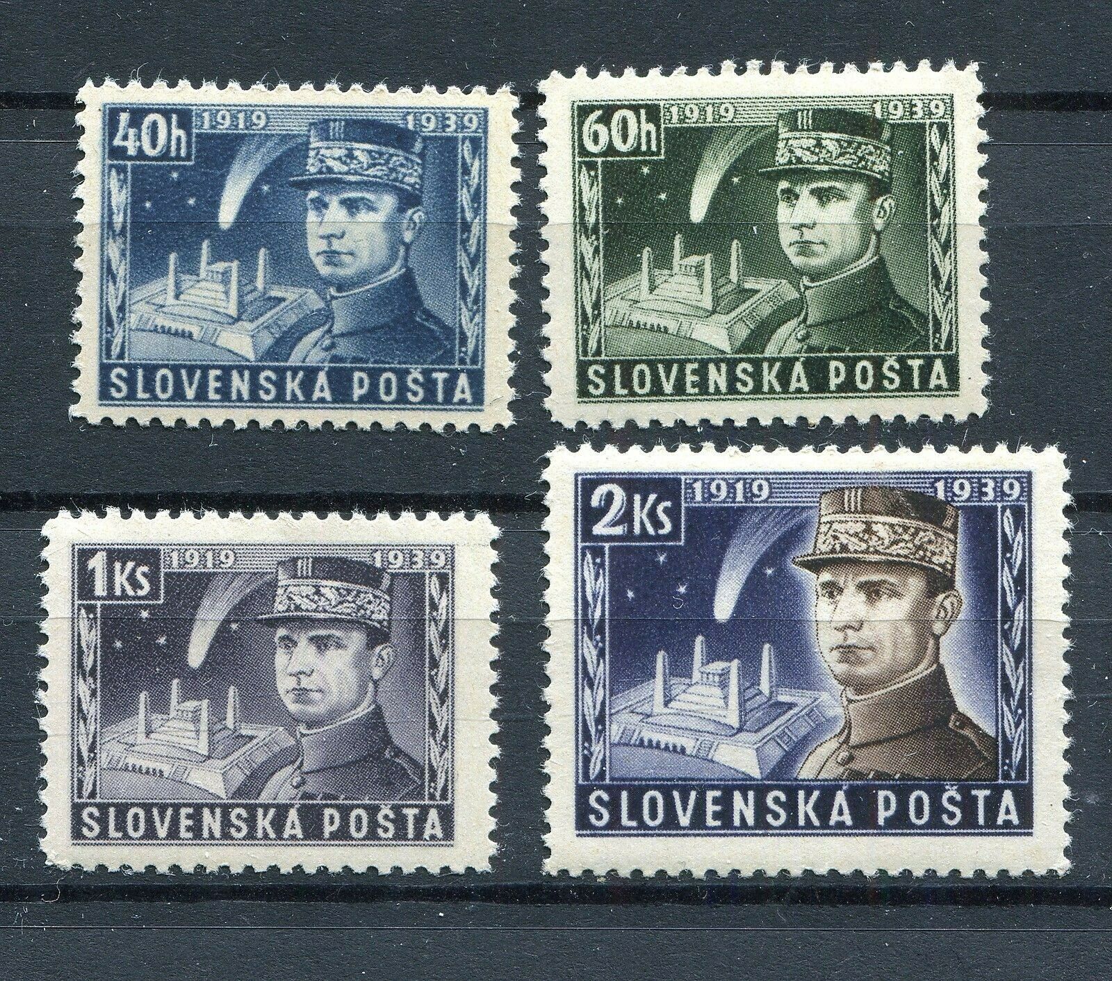 Slovakia WW2 German Puppet State 1939 Death of Stefanik Scott 34-37 ...