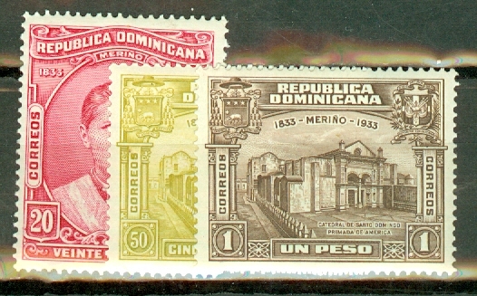 NY: Dominican Republic 266-276 mint CV $48.45; scan shows only a few ...