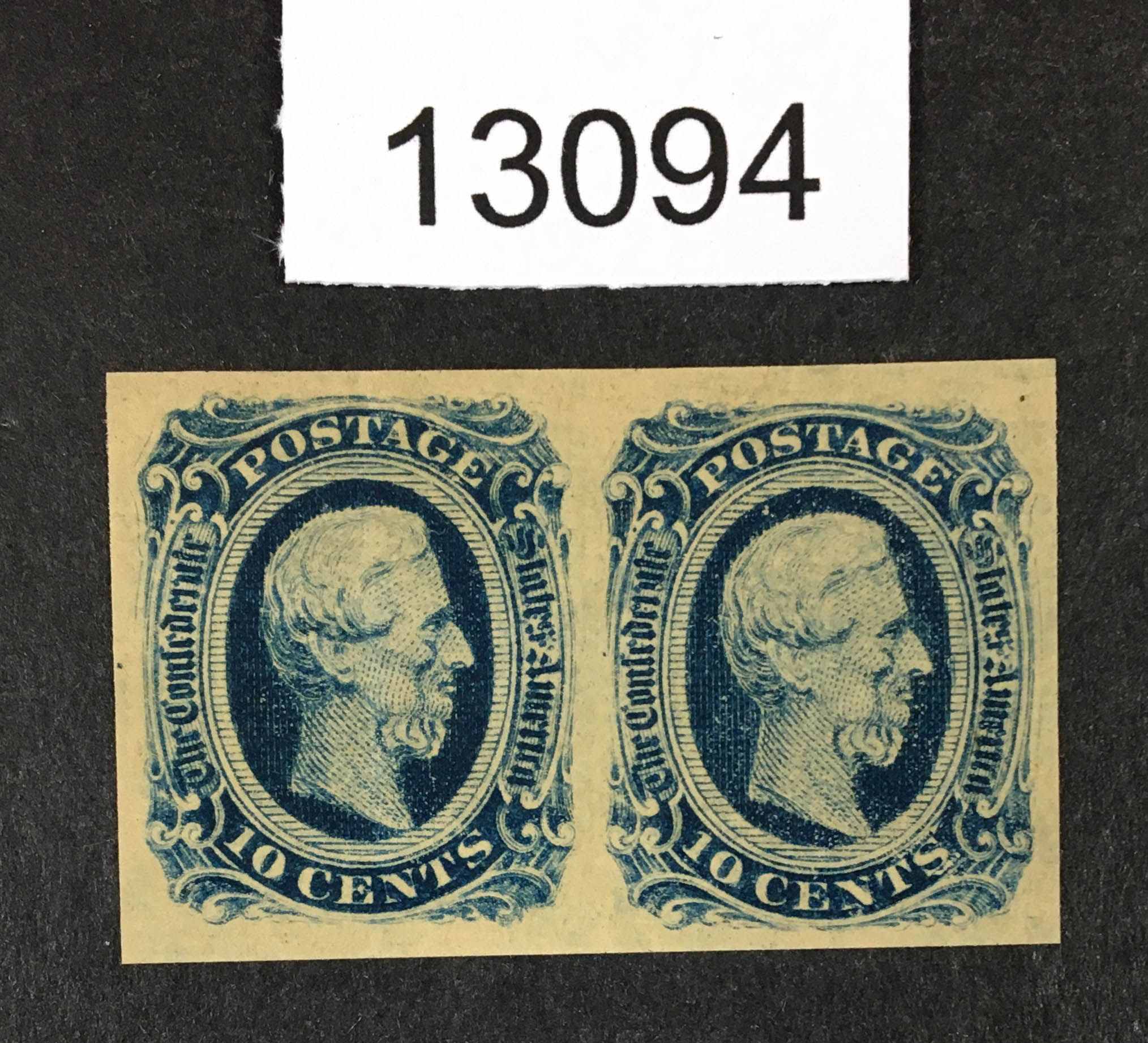 US Stamps CSA # 12 Mint OG NH Pair XF LOT #13094 | United States ...