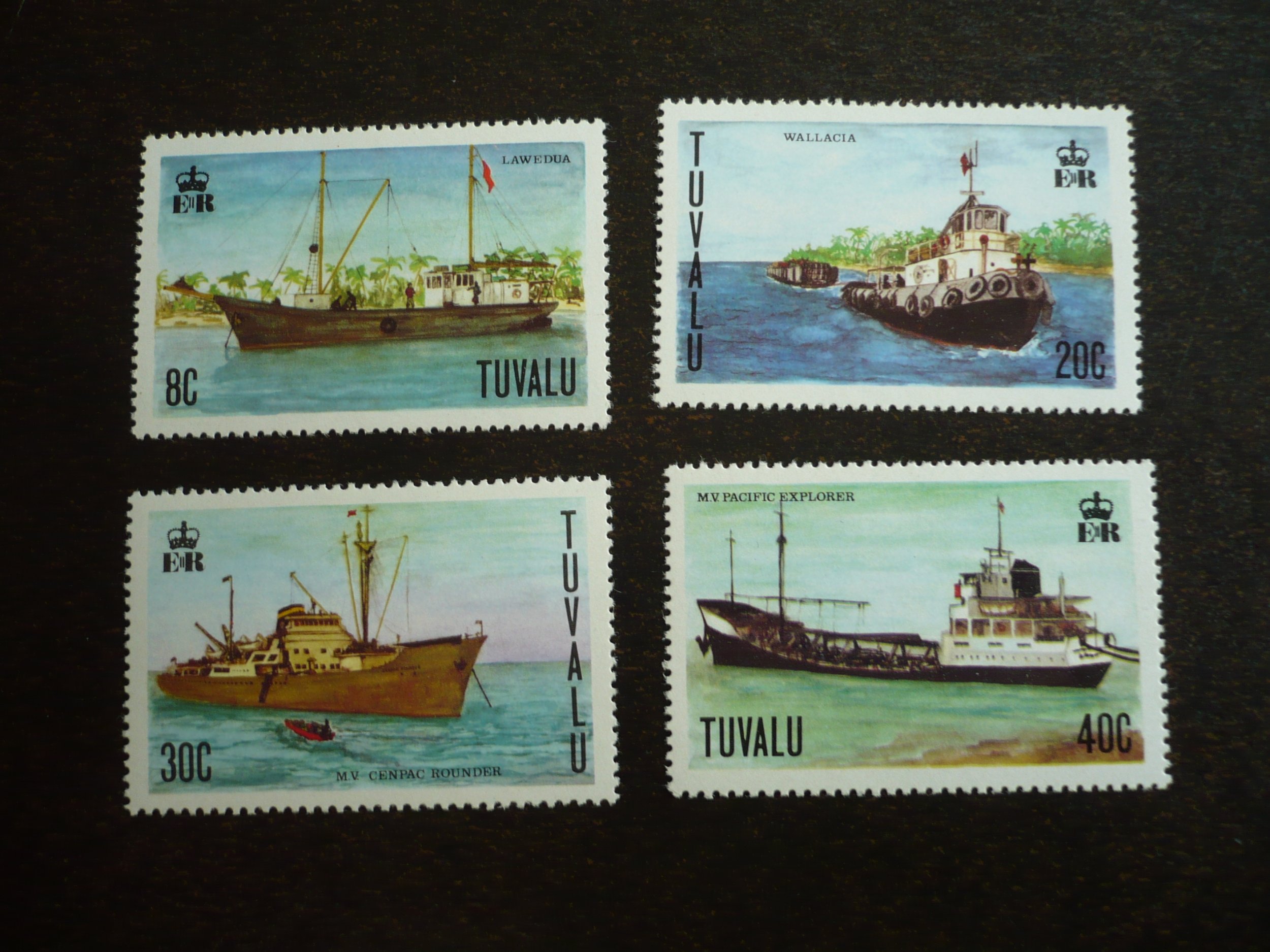 Stamps - Tuvalu - Scott# 77-80 - Mint Never Hinged Set of 4 Stamps ...
