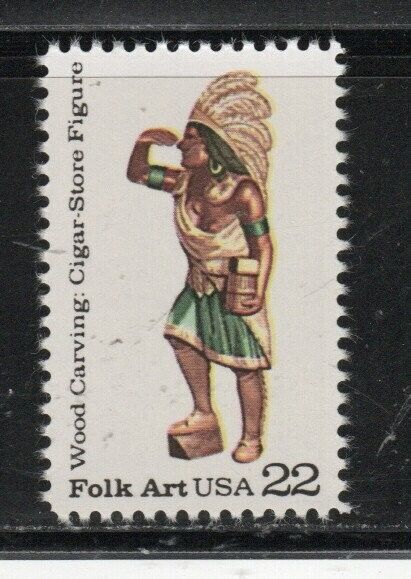 2243 * CIGAR STORE FIGURE ~ FOLK ART * U.S. Postage Stamp MNH | United ...