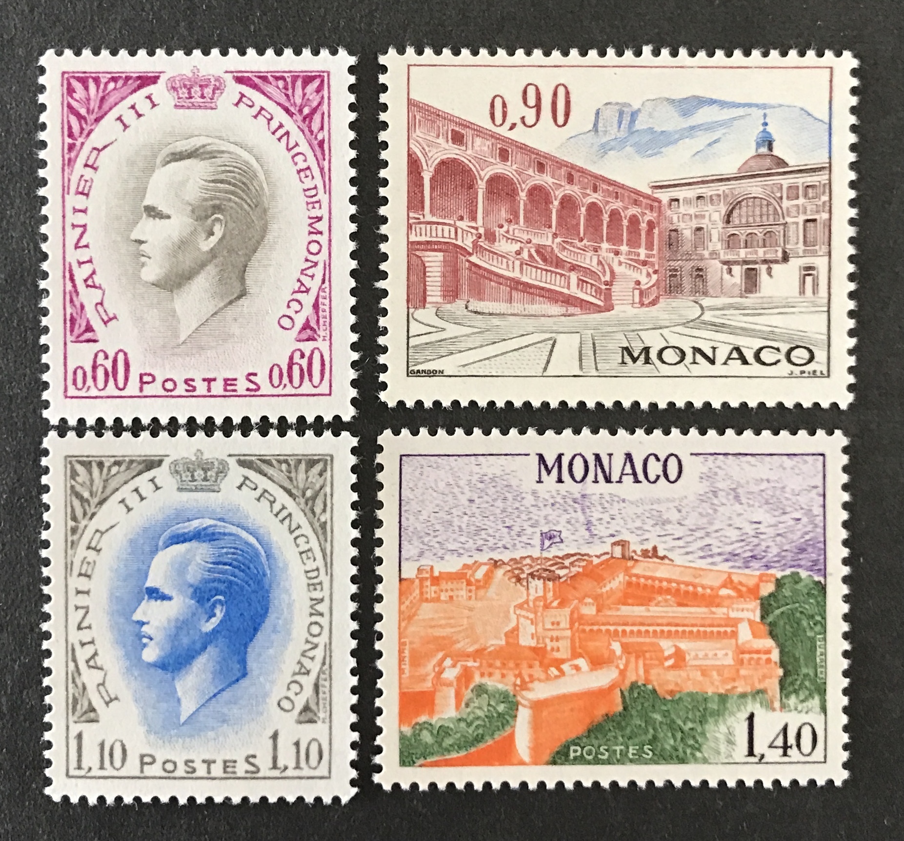 Monaco 1971 #789-92, Prince Rainier & Aerial Views, MNH. | Europe ...