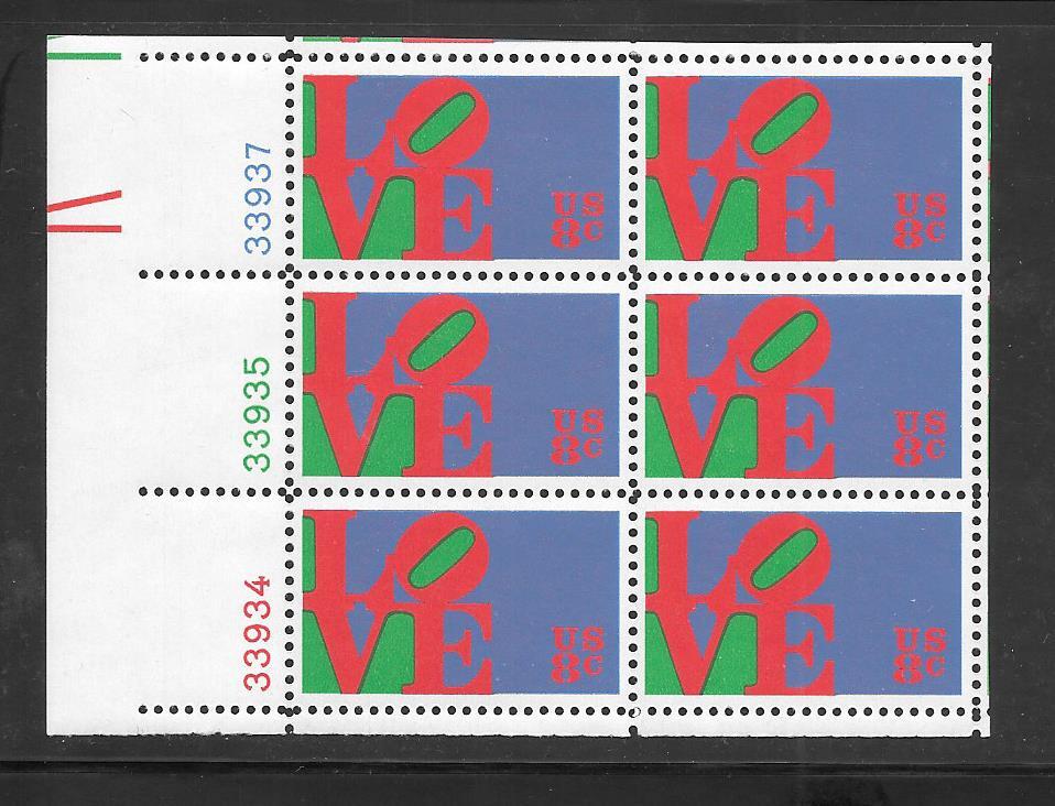 #1475 MNH Plate Block of 6 | United States, General Issue Stamp / HipStamp