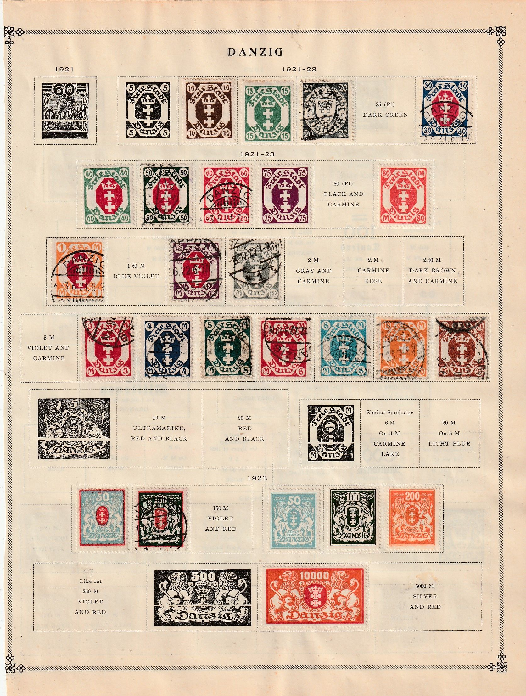 Danzig Collection - 7 Scans, All the stamps are in the scans. | Europe ...