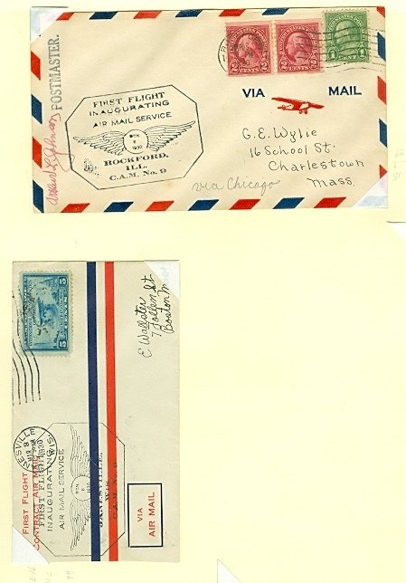 US 1930 LOT of (11) Very Nice First Flight & Historic Airmail Covers ...