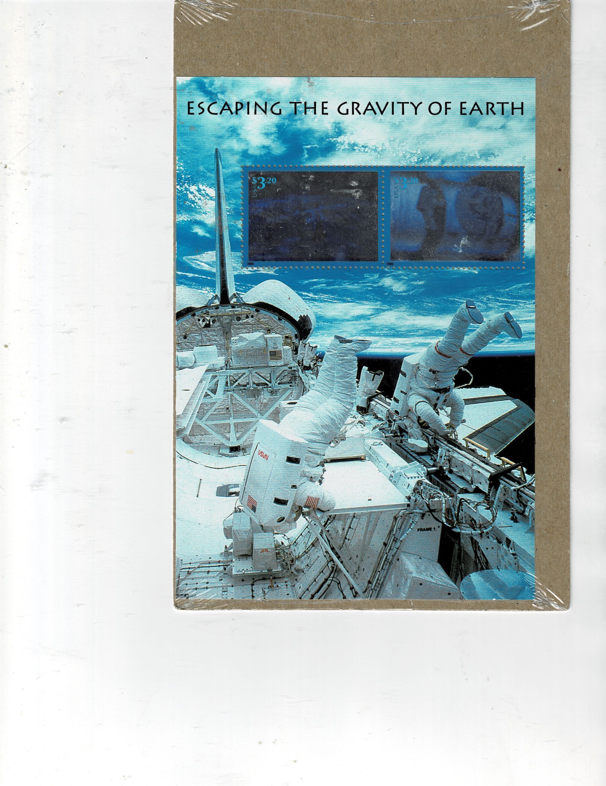 Escaping the Gravity of Earth to Space $3.20 Postage Sheet #3411 VF MNH ...