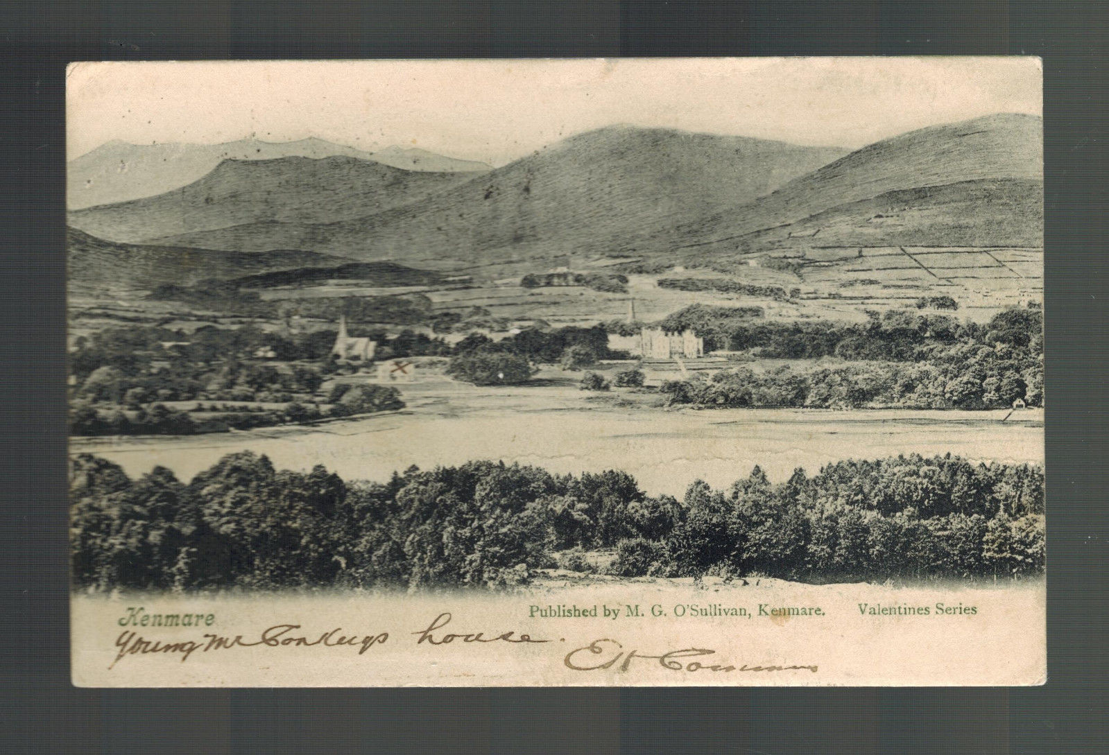 1904 Ireland Picture postcard Cover County Kerry to Iramore Kenmare ...