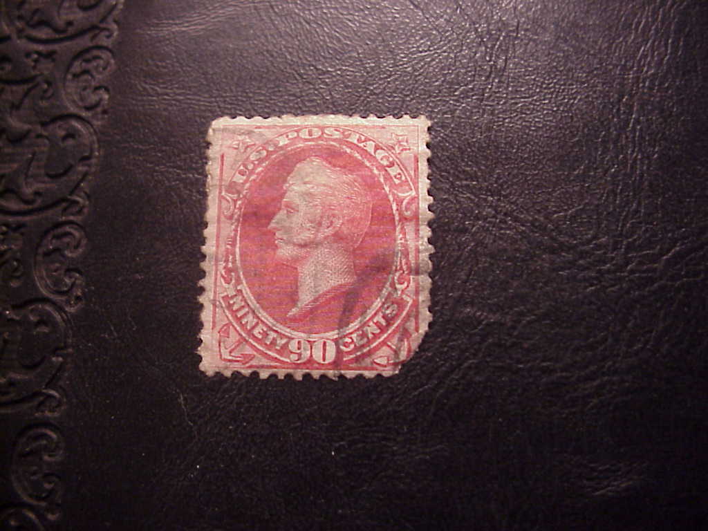 1873 90 Cent Perry Stamp Scott 166 Used CV 275.00 | United States ...