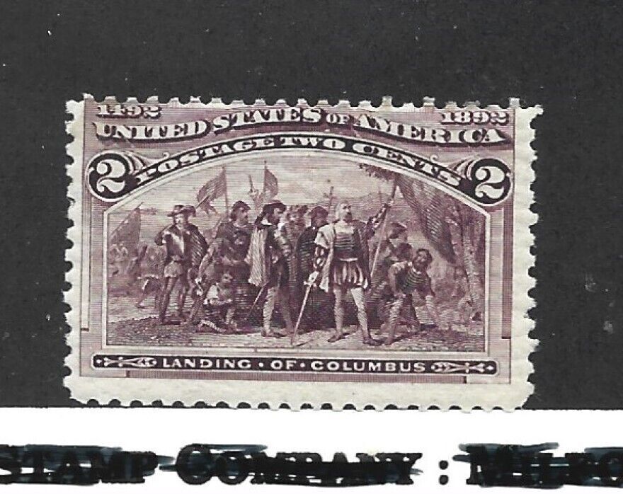 United States Scott 231 2-cent Columbian Exposition Mint LH | United ...