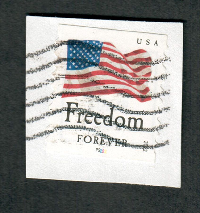US #4635 Freedom Forever Used PNC Single Plate #P1111 on paper | United ...
