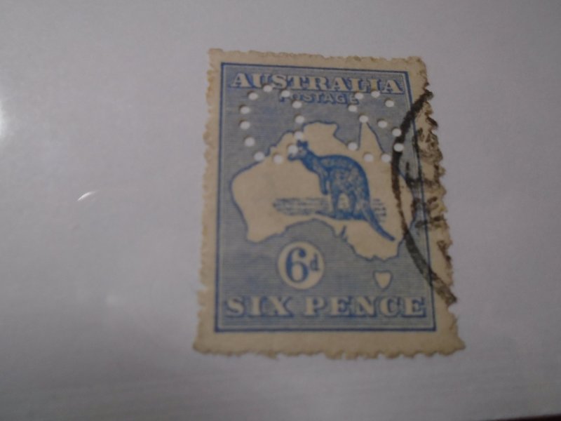 Australia # 40 used perfin | Australia & Oceania - Australia, General ...