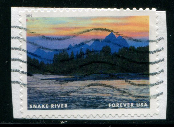 5381e US (55c) Wild & Scenic Rivers - Snake SA, used on paper | United ...