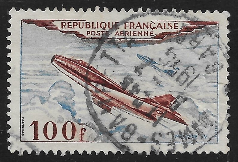 France #C29 100fr Jet Plane, Myste're | Europe - France & Colonies ...