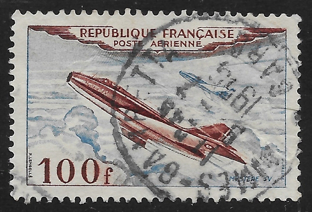 France #C29 100fr Jet Plane, Myste're | Europe - France & Colonies ...