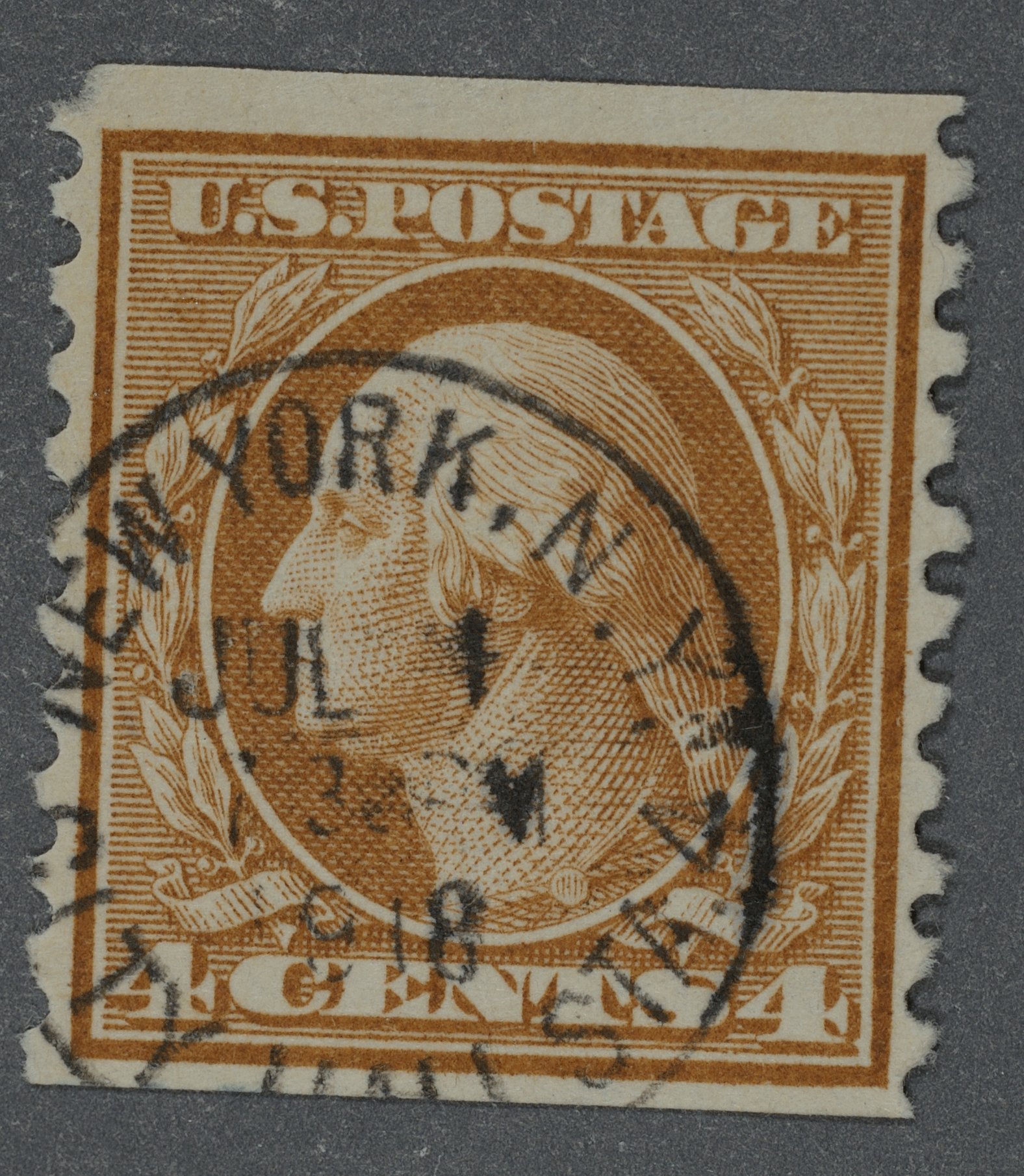 United States #495 Good Used Type I Perf 10 Vert New York NY July 4 ...
