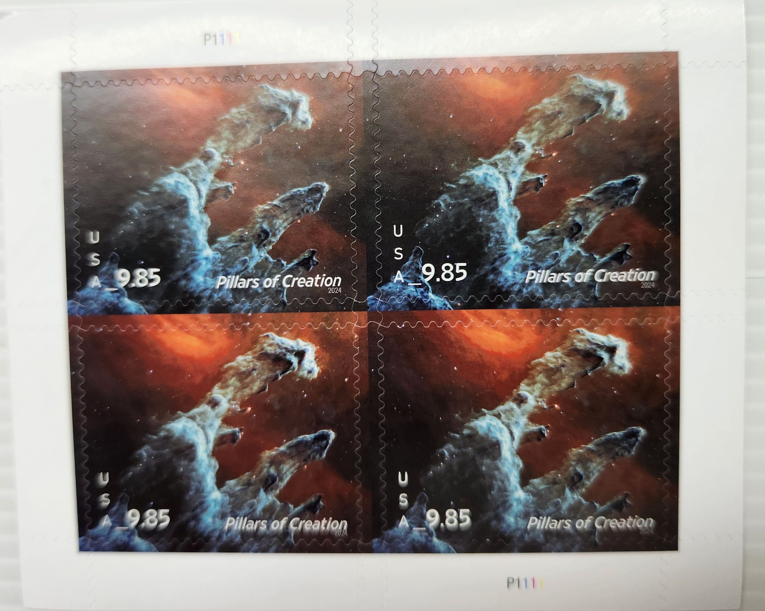 USA Stamp Pilliar of Creation Sheet of 4 MNH VF Free Fedex | United ...