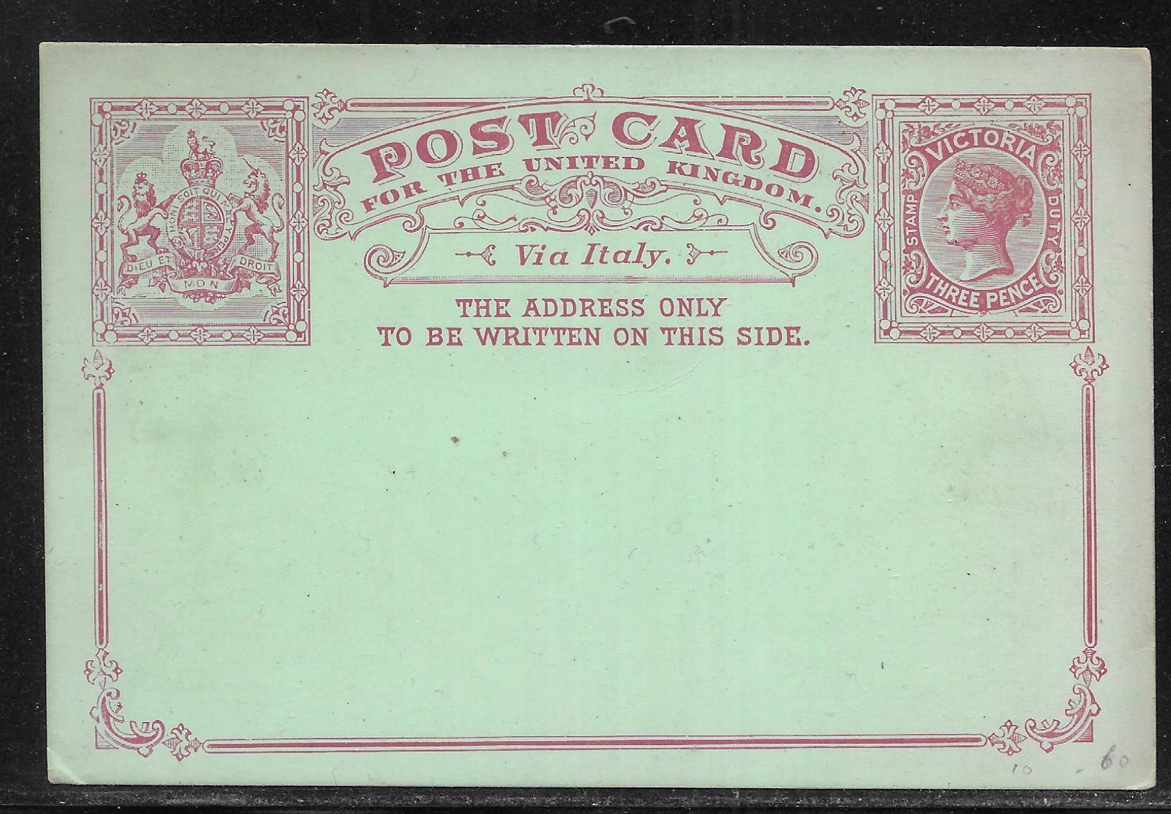Victoria Postal Stationery Post Card H&G 10 Unused | Australia ...