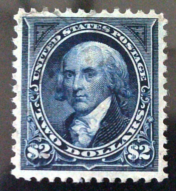 Scott #277a - $2 Dark Blue - Madison - Used with PF cert - 1895 ...