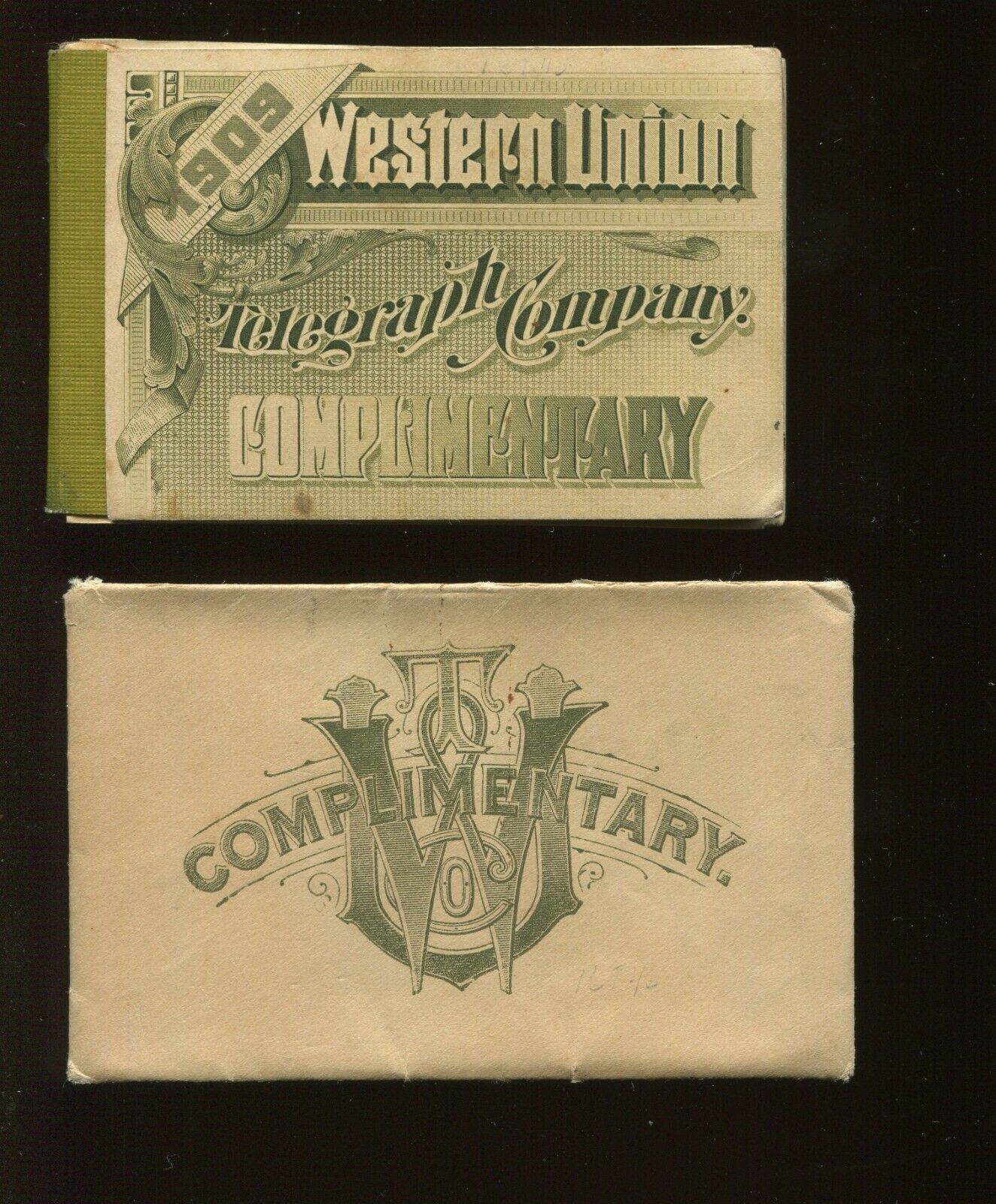 16T40 Western Union Telegraph Co. Booklet with 8 Intact Panes (Bz 590 ...