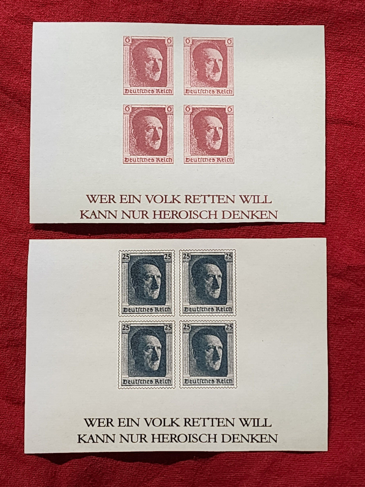 WW2 WWII Nazi Germany Third Reich Adolf Hitler Birthday souvenir stamp ...