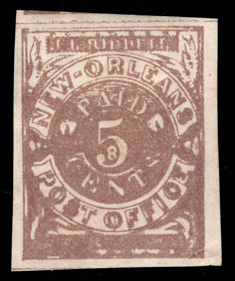 CSA US Stamps # 62x3 Imperf Provisional Mint OG H CAT. $300 LOT #1451 ...