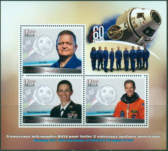 2018 Astronauts Boeing CST-100 Starliner SPACEX #2 Boe Mann Ferguson ...