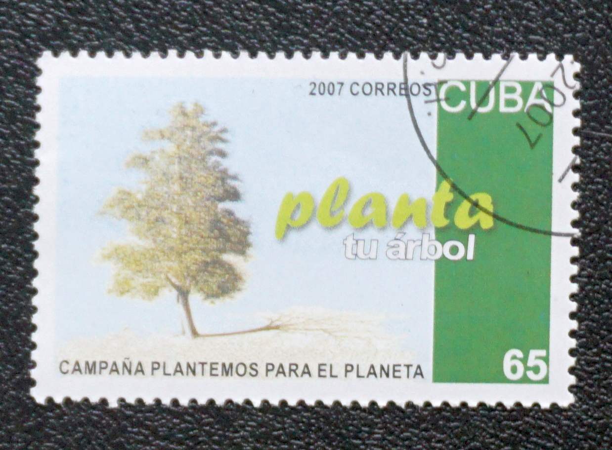 CUBA Sc# 4752 TREE PLANTING CAMPAIGN 2007 used / cancelled | Caribbean ...