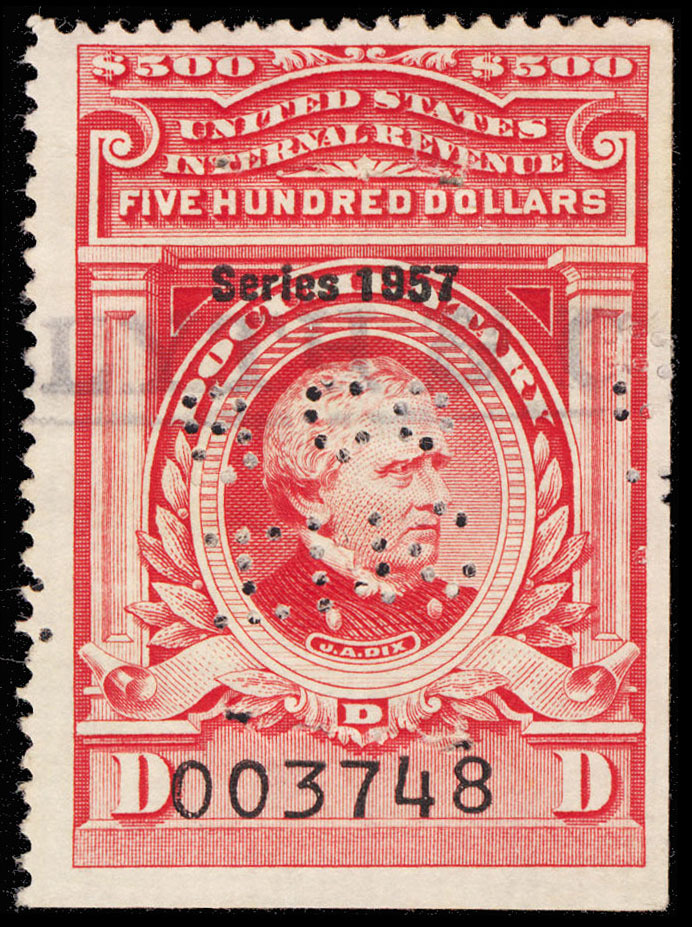 U.S. REV. Dated Reds R710 Used (ID # 117013) | United States, Revenues ...